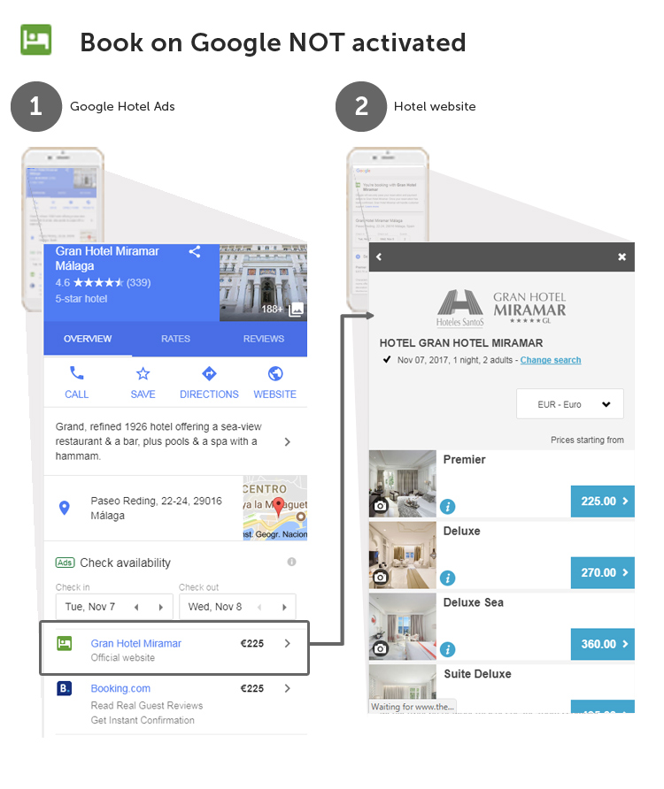 Book on Google, available now for your hotel