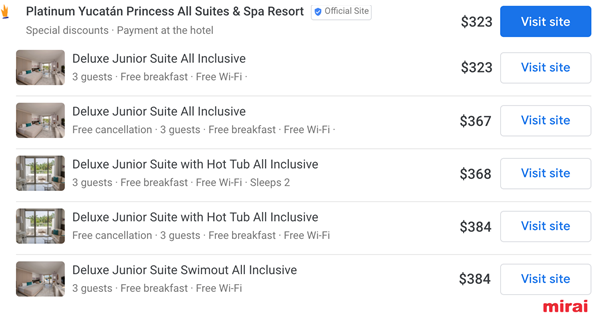 Google adds photos to Hotel Ads